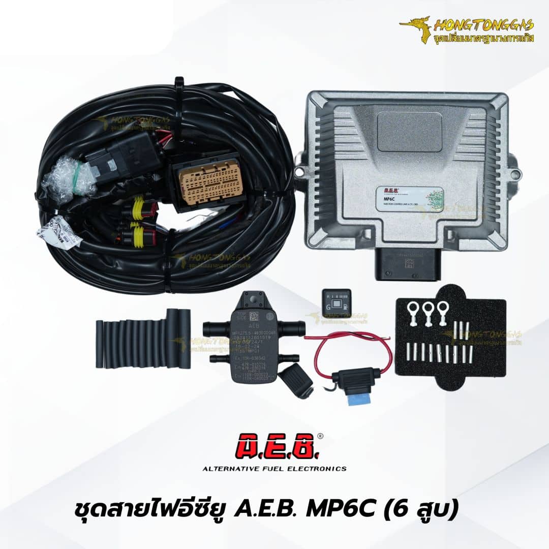 กล่องอีซียู AEB MP6C (6 สูบ) - รีวิว จุดเด่นอุปกรณ์แก๊สมาตฐาน หงษ์ทองแก๊ส